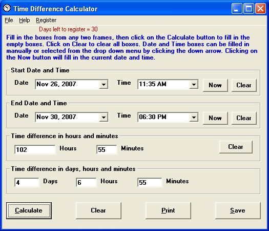 Time Difference Calculator Time Between Times Calculator And Date 